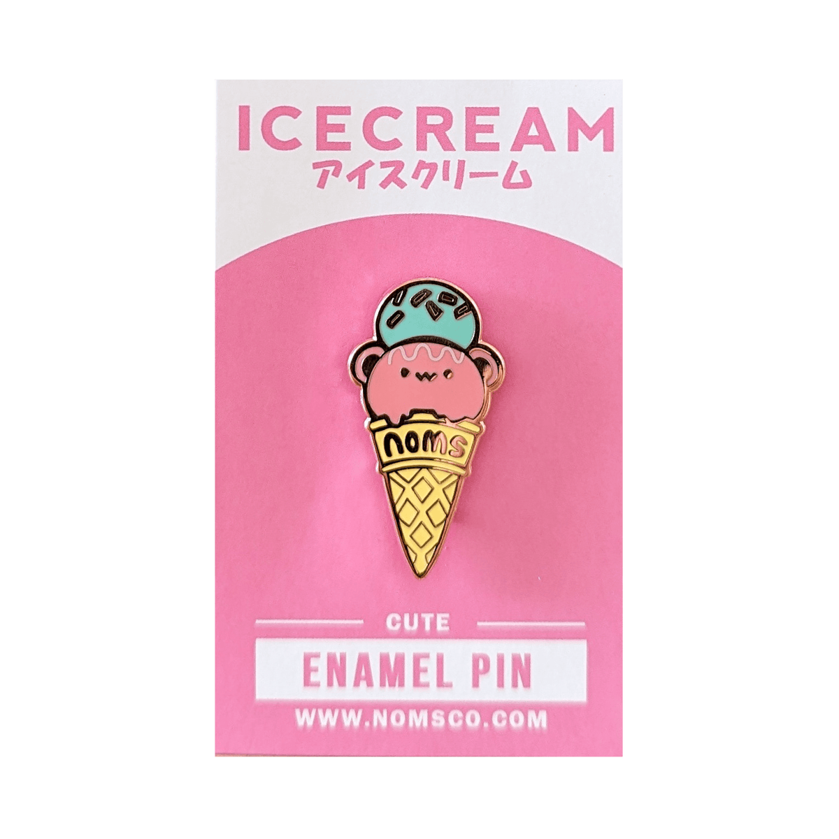 Ice Cream Enamel Pin – Noms