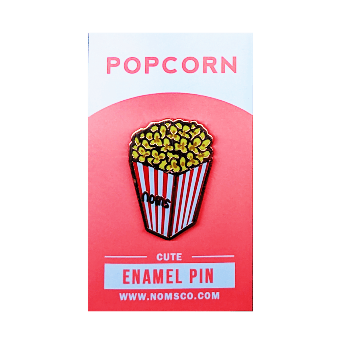 Popcorn Enamel Pin – Noms